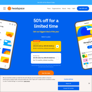 Headspace Meditation App - 40% off Annual Subscription ($41.99 ...