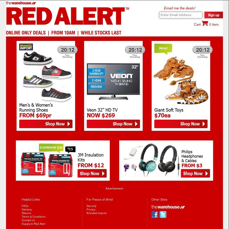 Veon 32 inch HD LED-LCD TV $269 @ The Warehouse - ChoiceCheapies