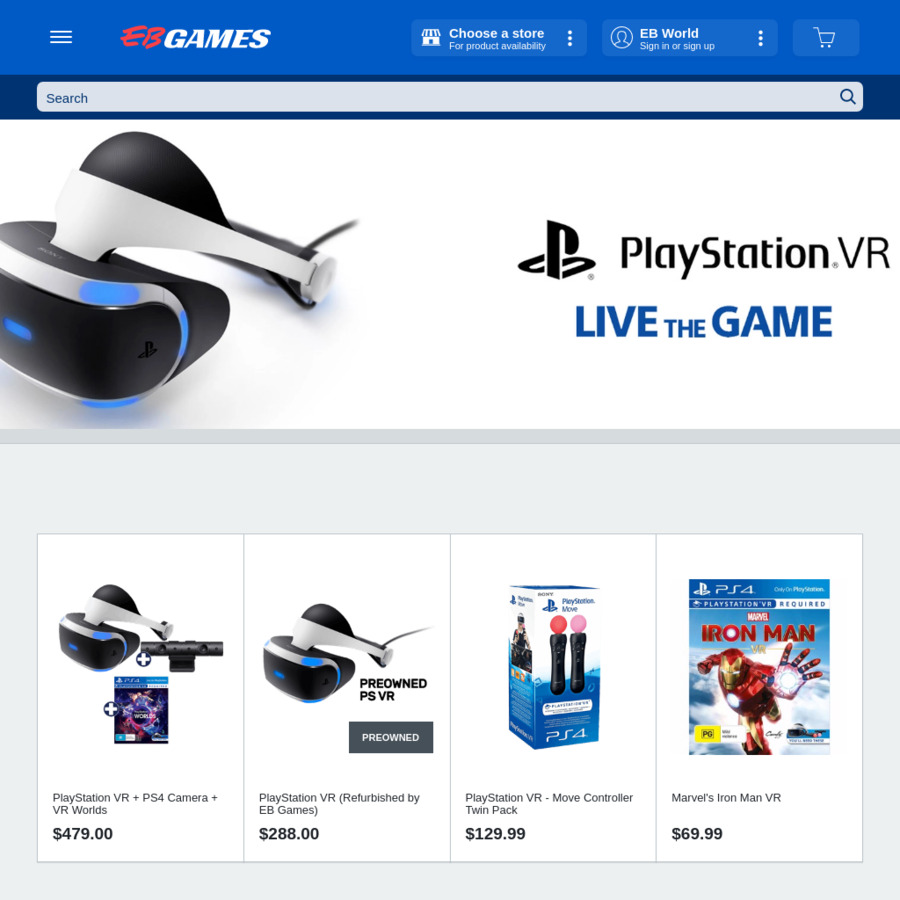 Refurbished PlayStation VR $288, Move Controller Twin Pack $130 at EB ...