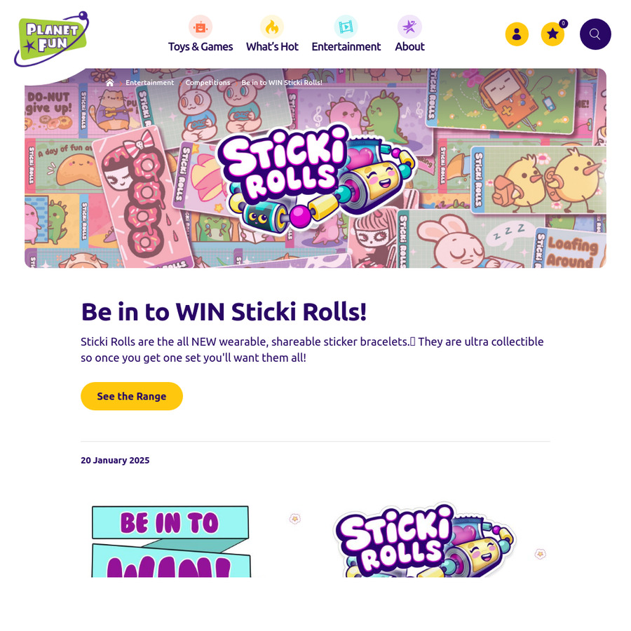 Win a Sticki Rolls Prize Pack @ Plant Fun! - ChoiceCheapies Competitions