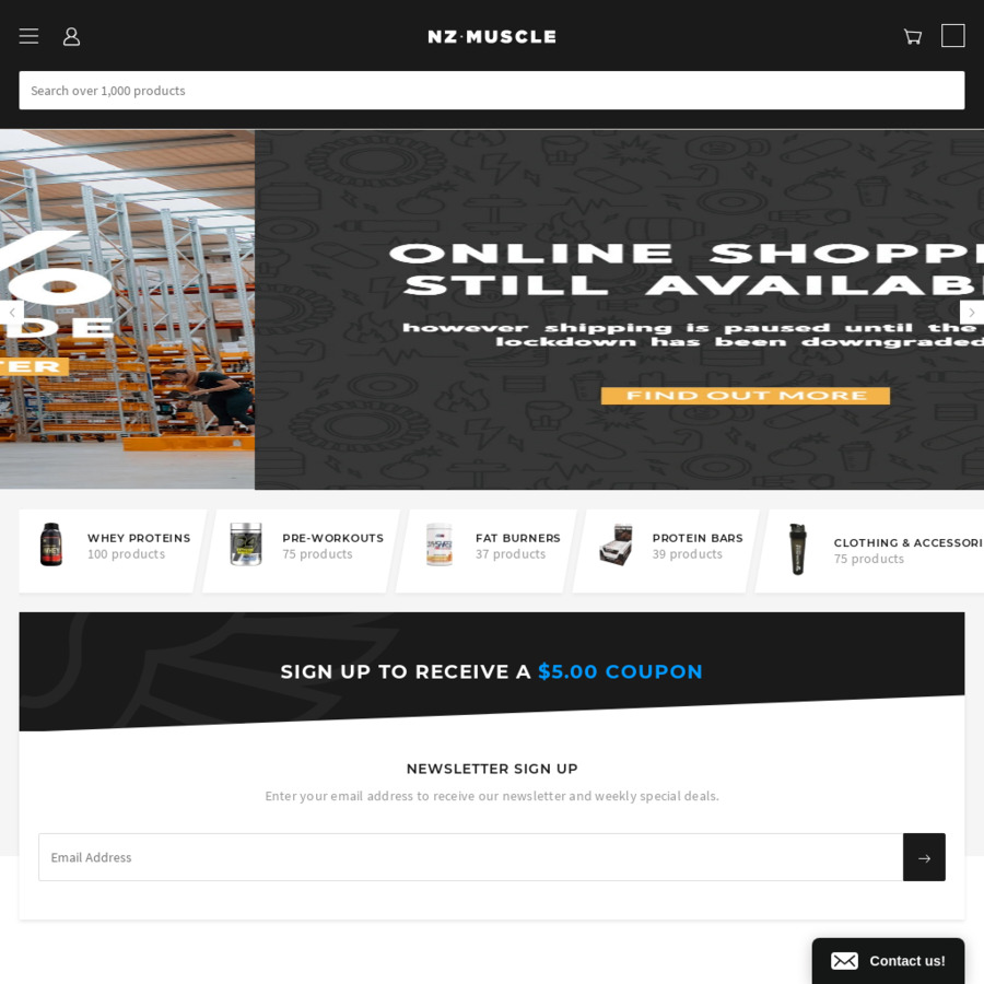 NZ Muscle - 50% off Sitewide - ChoiceCheapies