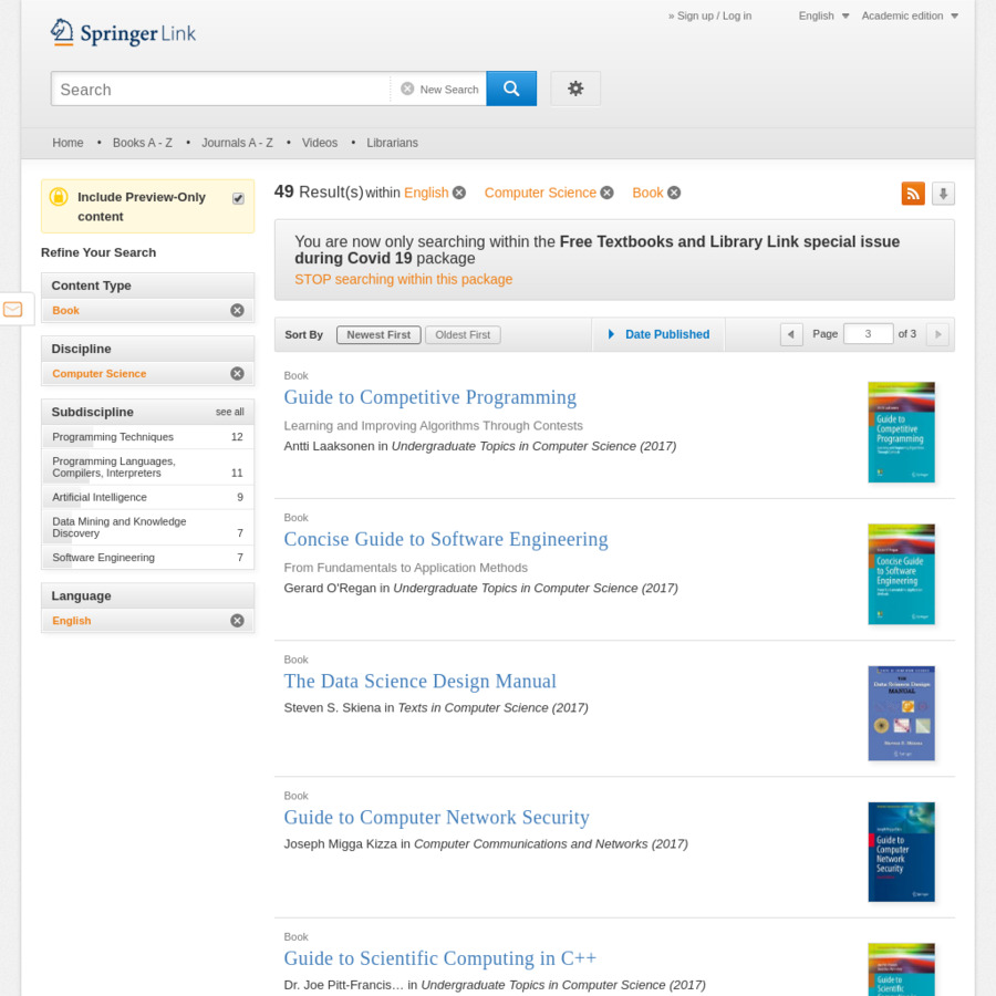 50 Free Programming Books: Intro to Python, Data Science, AI, Machine ...
