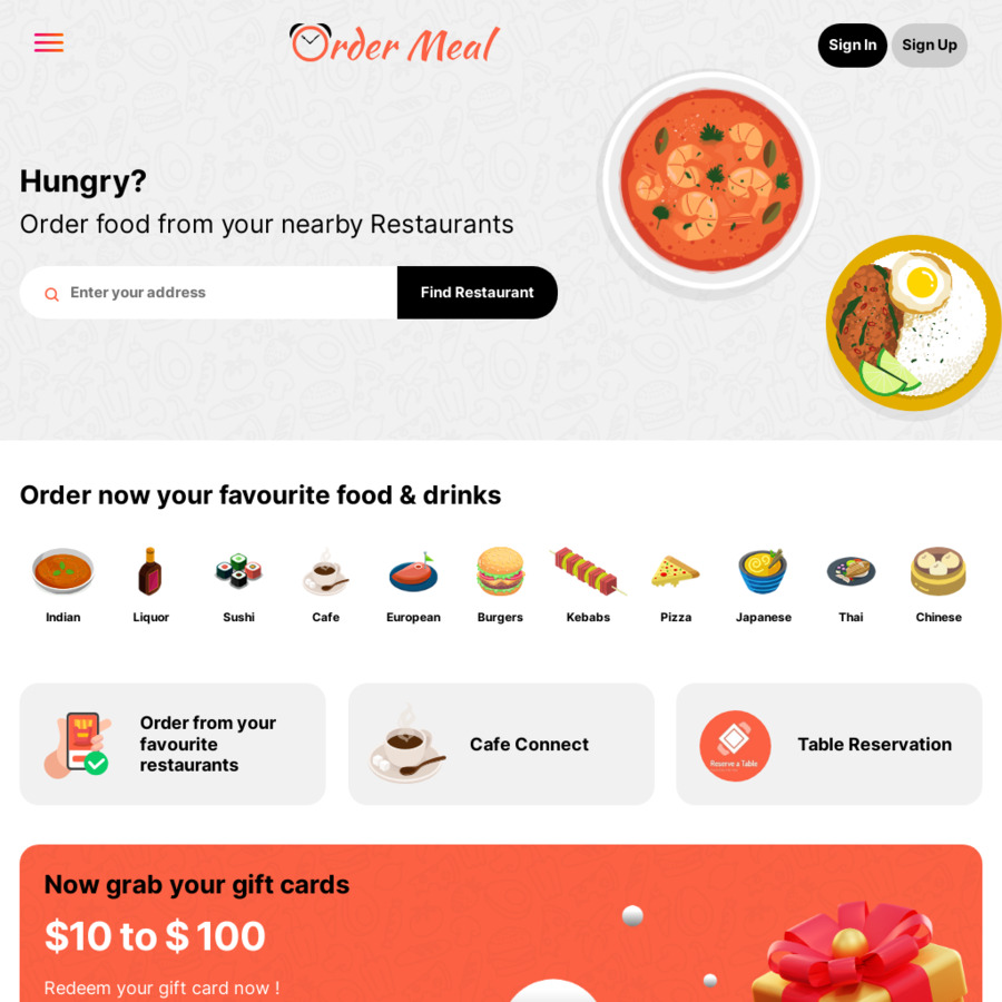 $10 off $20+ Spend @ Order Meal App - ChoiceCheapies