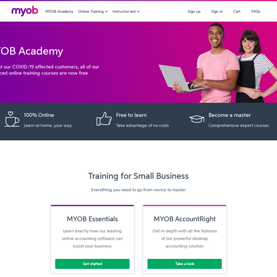 Free MYOB Online Training Courses @ MYOB - ChoiceCheapies