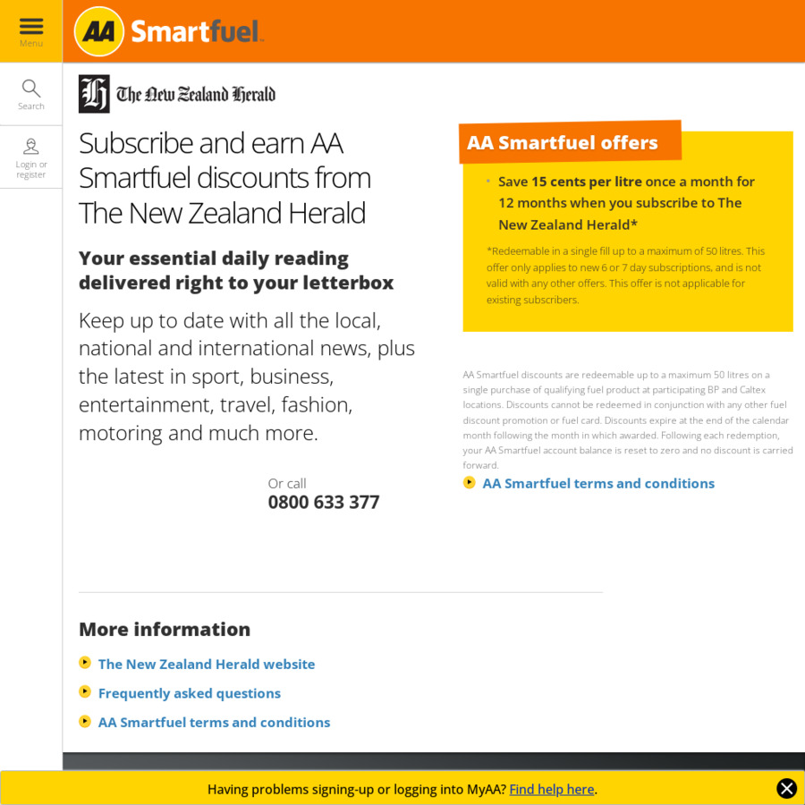 Free four-week Complimentary Subscription to NZ Herald (Digital ...