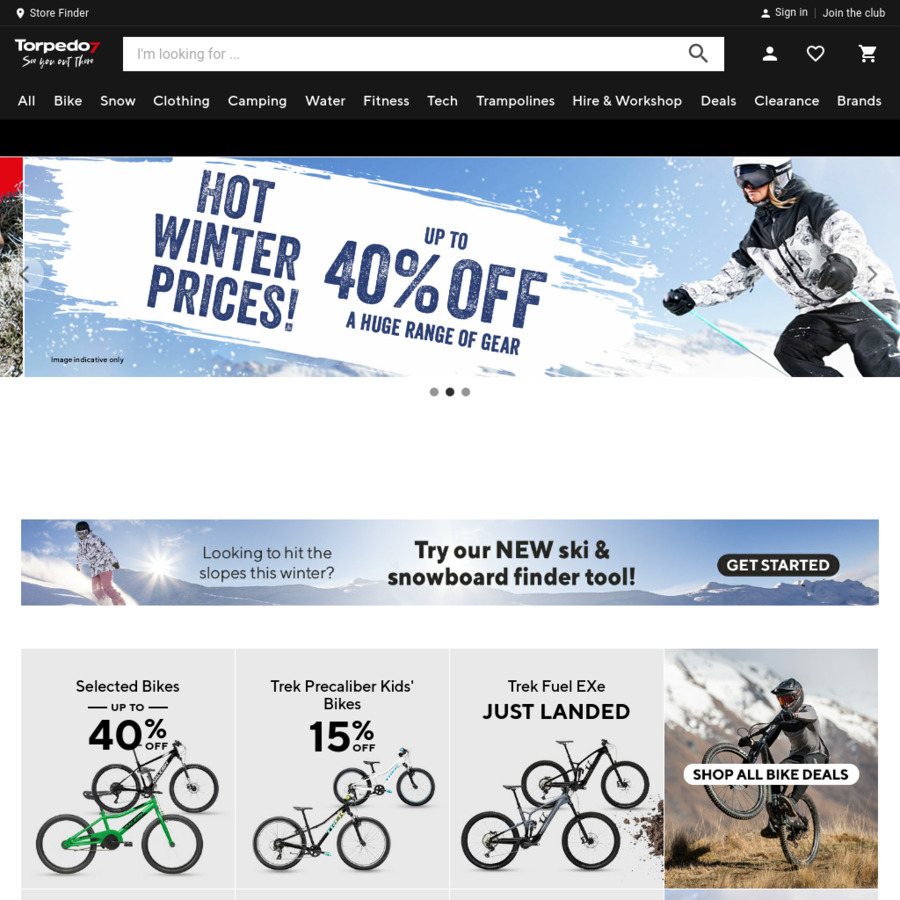 15% off Full-Priced Items @ Torpedo7 - ChoiceCheapies