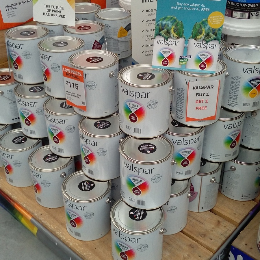 Valspar 4L Paint Buy 1 Get 1 Free at Mitre10 - ChoiceCheapies