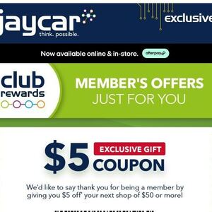 $5 off $50 Spend @ Jaycar - ChoiceCheapies
