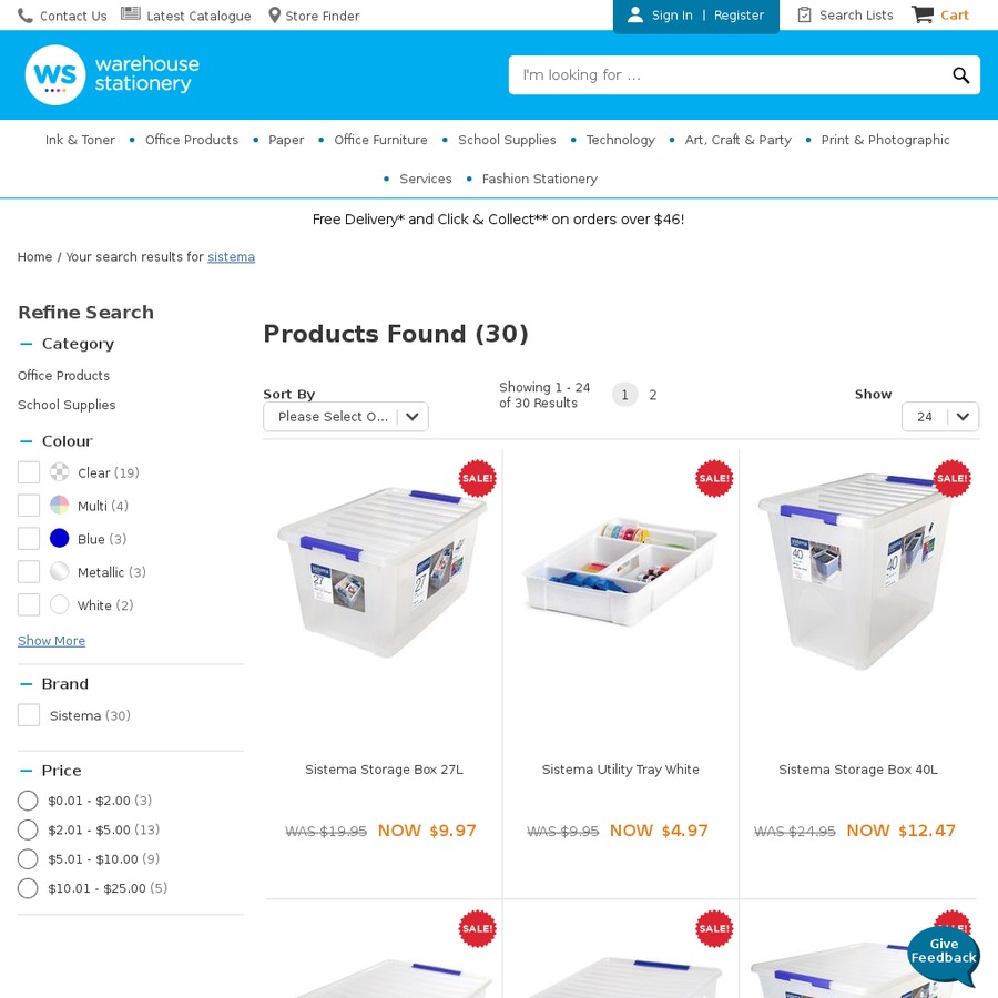 50% off for All Sistema Storage Box, Drink Bottle and Lunch Box in ...