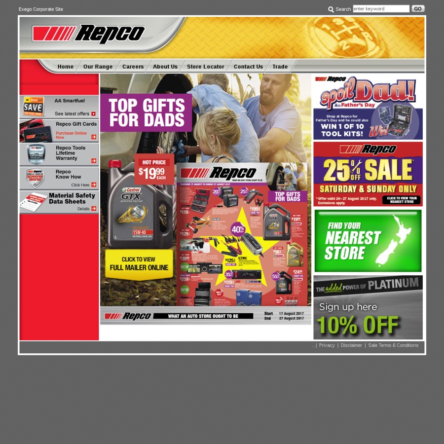 25% off Storewide This Weekend @ Repco (26-27th August) - ChoiceCheapies