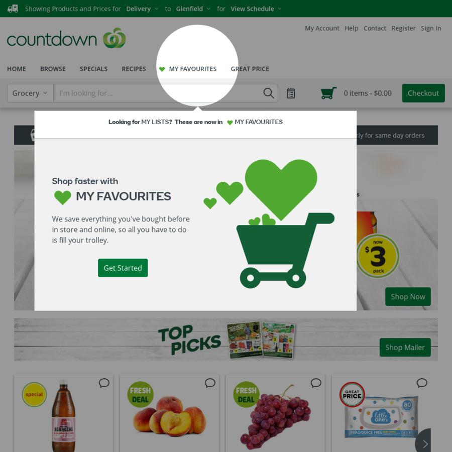 Free Delivery (Min Spend $200) @ Countdown Online Shopping - ChoiceCheapies