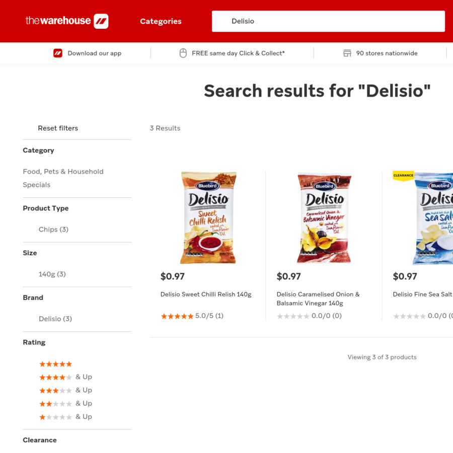 Delisio Caramelised Onion & Balsamic Vinegar / Sweet Chilli Relish 140g ...