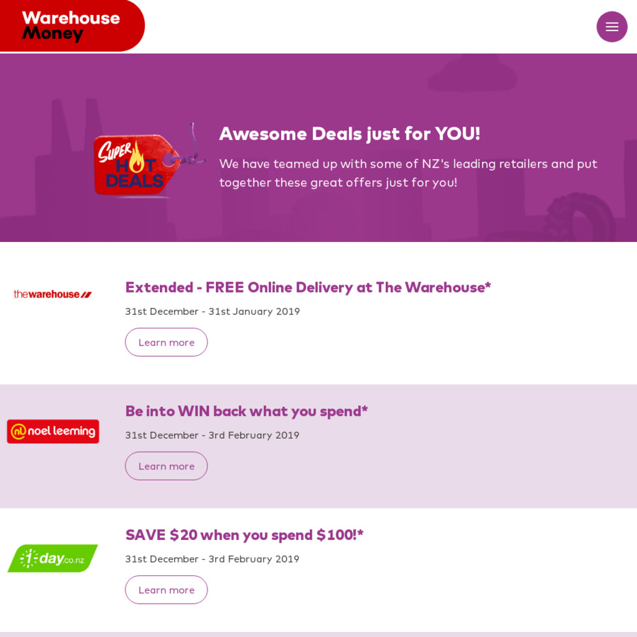 Warehouse Money January 2019 Deals inc Free Shipping At The Warehouse warehouse-money-january-2019-deals-inc-free-shipping-at-the-warehouse