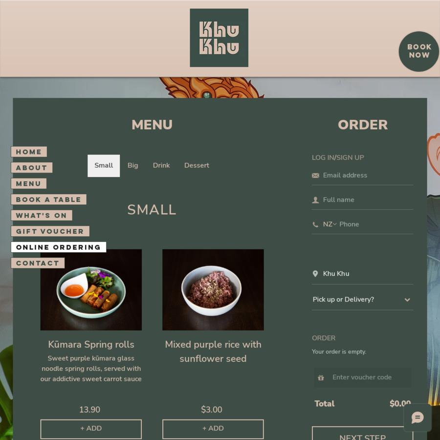 15% off Takeaway Orders Every Tues/Weds during January @ Khu Khu Eatery ...