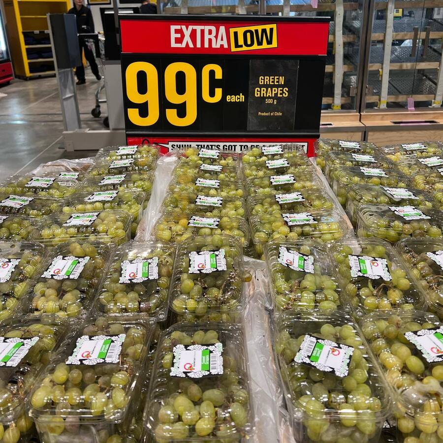 Green Grapes 500g $0.99 @ PAK'n SAVE Albany - ChoiceCheapies