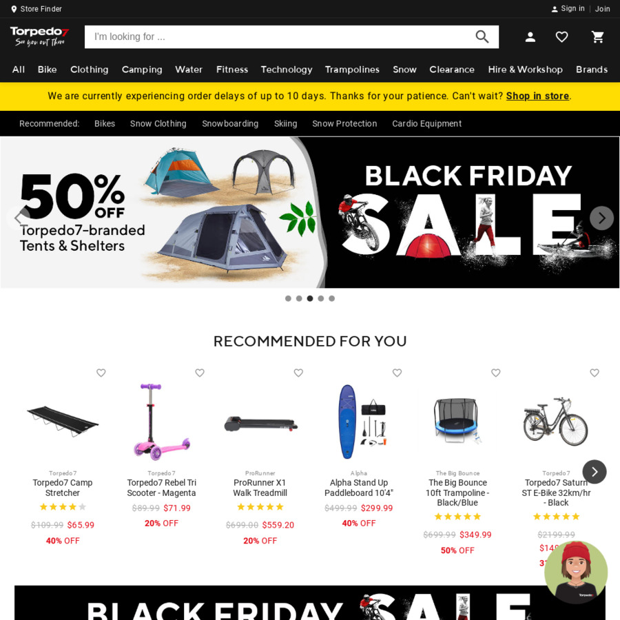 Free Delivery on Small Sized Items @ Torpedo7 - ChoiceCheapies