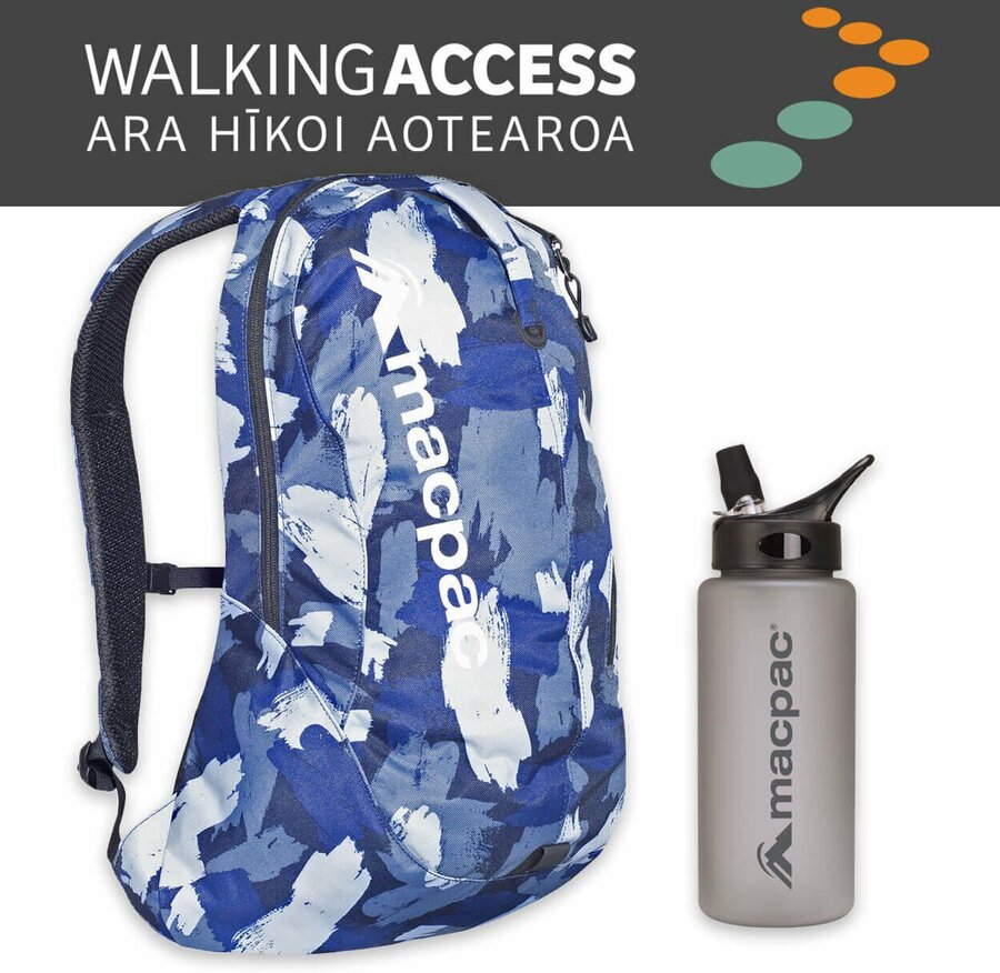 Win 1 of 10 Macpac Kahuna 18L Backpacks + Macpac Flip Top Water Bottle ...