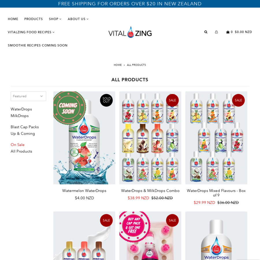 20% off at VitalZing Waterdrops - ChoiceCheapies
