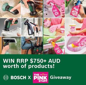 Win 1 of 2 Bosch DIY Cleaning Power Tool + The Pink Stuff Prize Packs ...