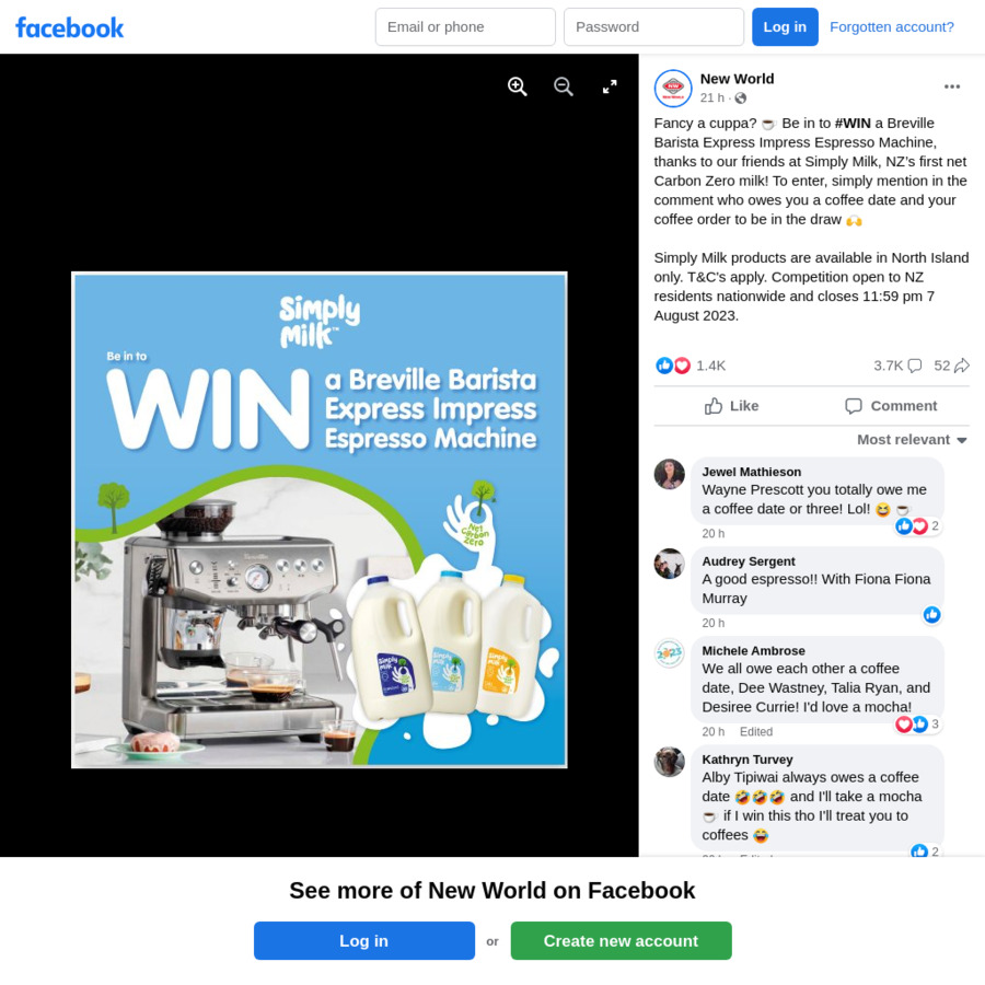 Win a Breville Barista Express Impress Espresso Machine from New World ...