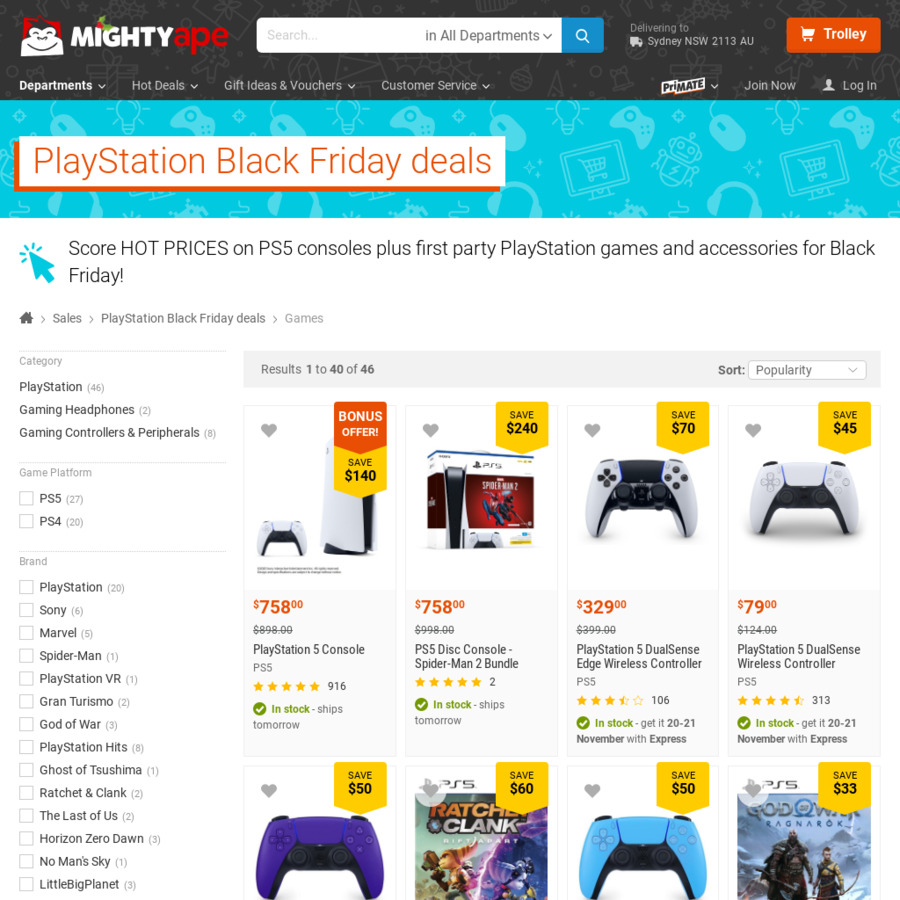 Sony DualSense Controllers $78, PS5 Disc Console + Marvel's Spider-Man ...