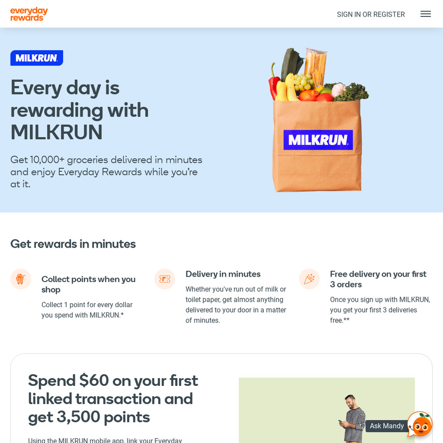 Receive 3,500 Points When You Link Your Everyday Rewards Card and Spend ...