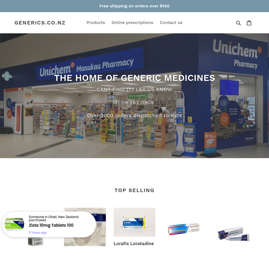 Lorafix Loratadine 100 Tablets $9.99, Zista 10mg Tablets 100 $9.99 ...