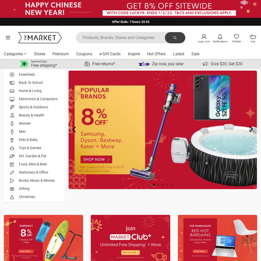 5% off Storewide (Non-Members), 10% off Storewide (MarketClub ...