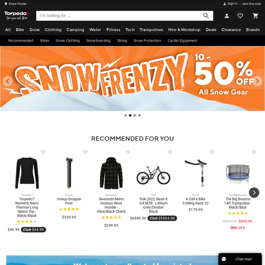 Free Shipping on All Standard Items @ Torpedo7 - ChoiceCheapies