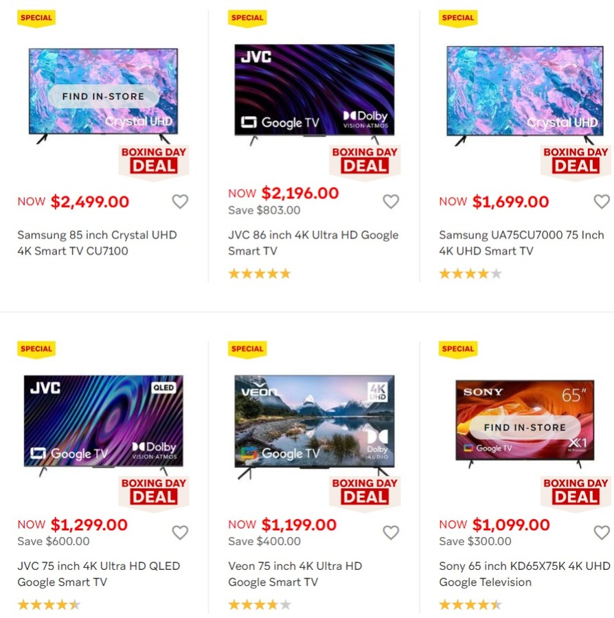 Veon 55" 4K TV $579, 65" 4K TV $799, JVC 55" 4K QLED TV $599 @ The ...