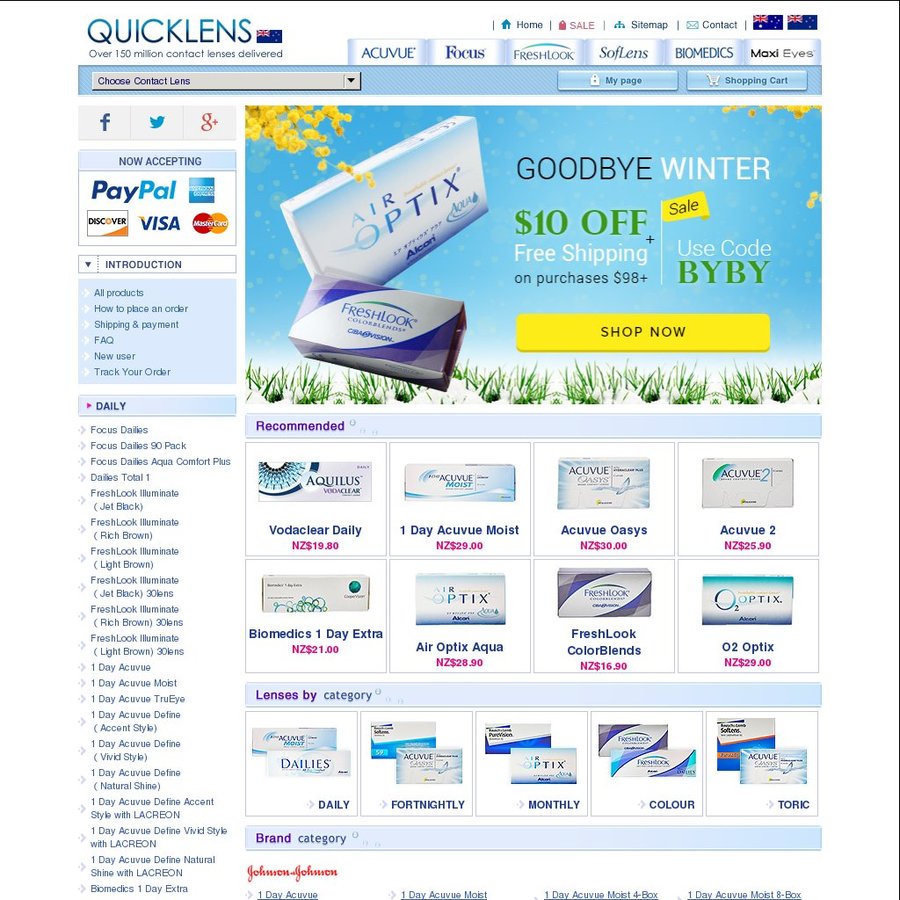 Quicklens $10 off and Free Shipping - ChoiceCheapies