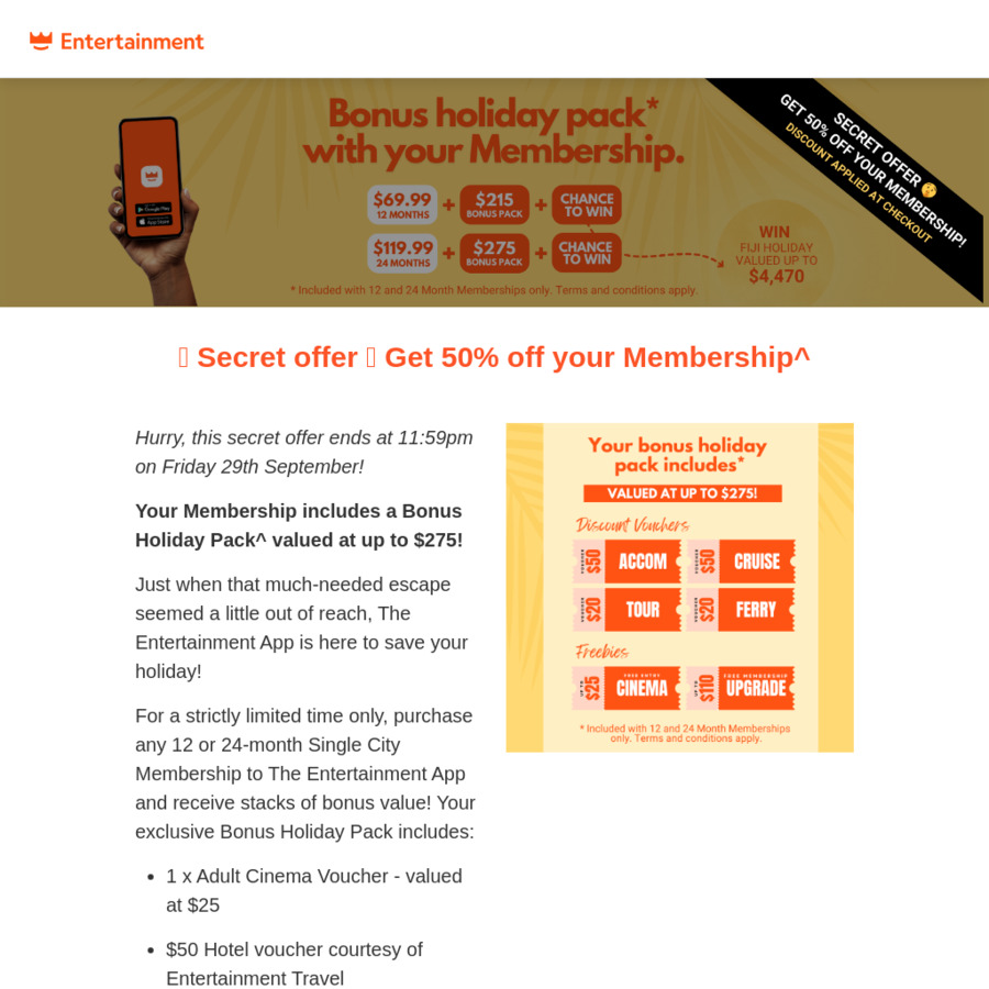 Buy Single City Membership for $34.99 (1yr) or $59.99 (2yr) & Receive ...