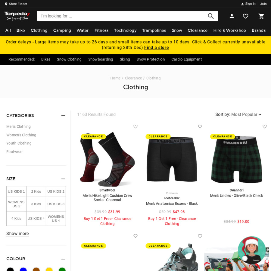Buy 1 Get 1 Free Clearance Clothing @ Torpedo7 - ChoiceCheapies