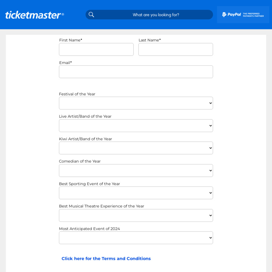 Win one of five $100 Ticketmaster Vouchers by Voting for your Best ...