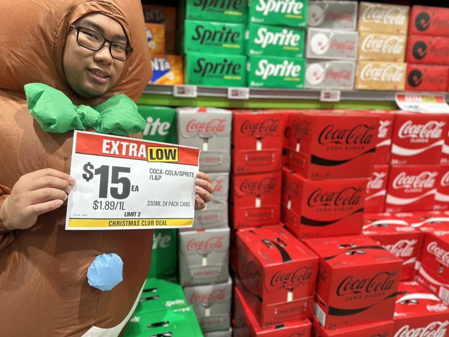 24-Pack Coca-Cola/L&P/Sprite 330ml Cans $15 (in-Store Only), Persil ...