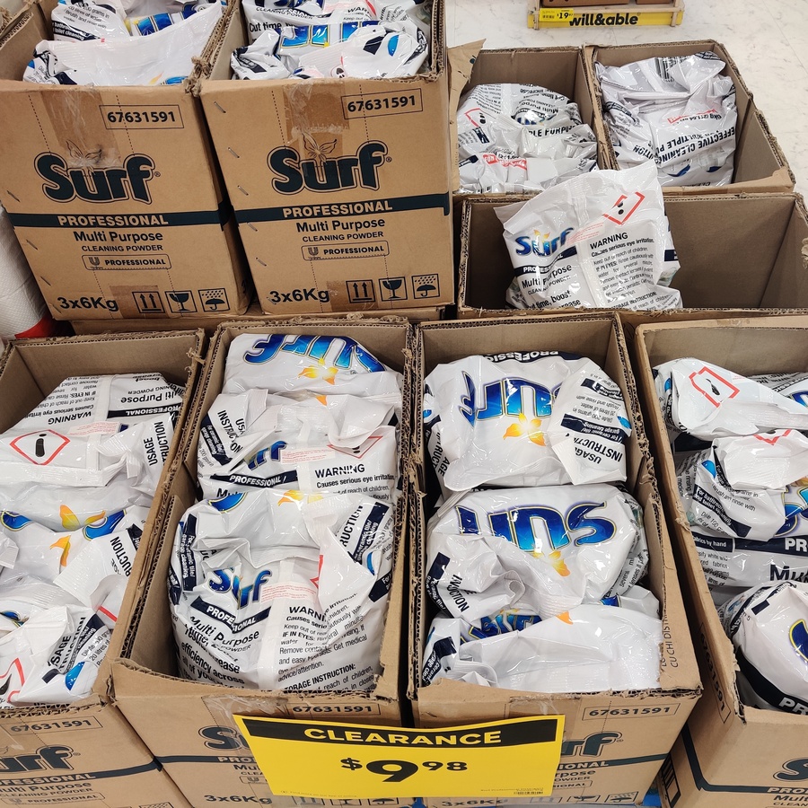 Surf Professional Laundry Powder 6kg $9.98 (Instore Only) @ TWH ...