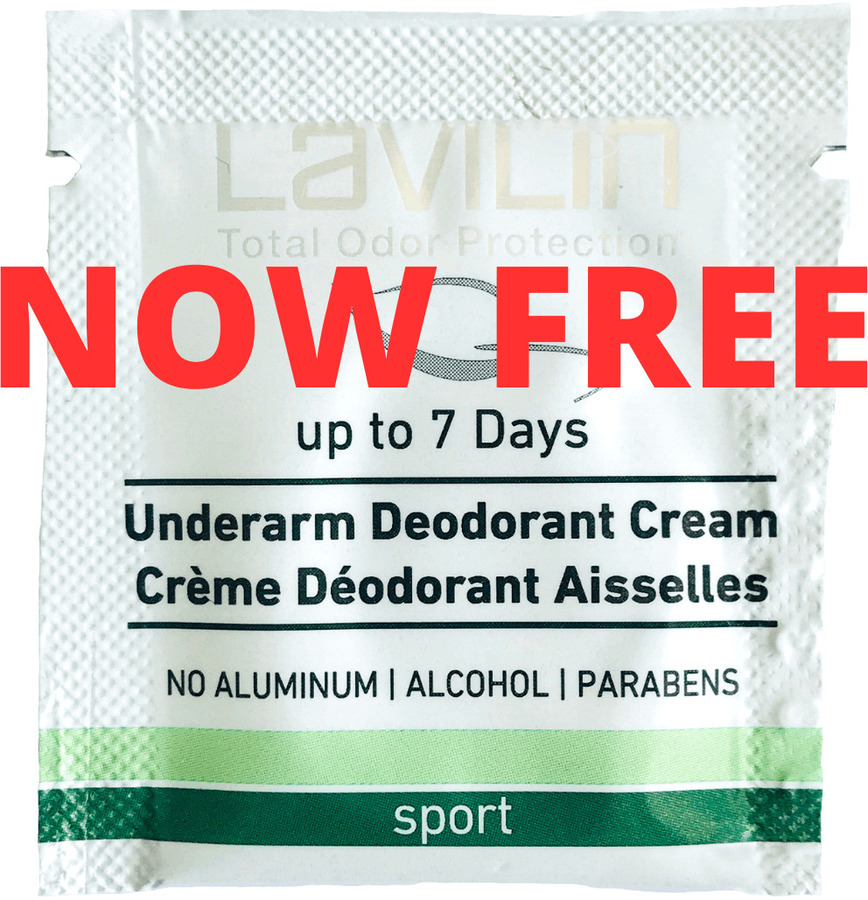 Free Underarm Sport Deodorant Cream Sample @ Lavilin Australia ...