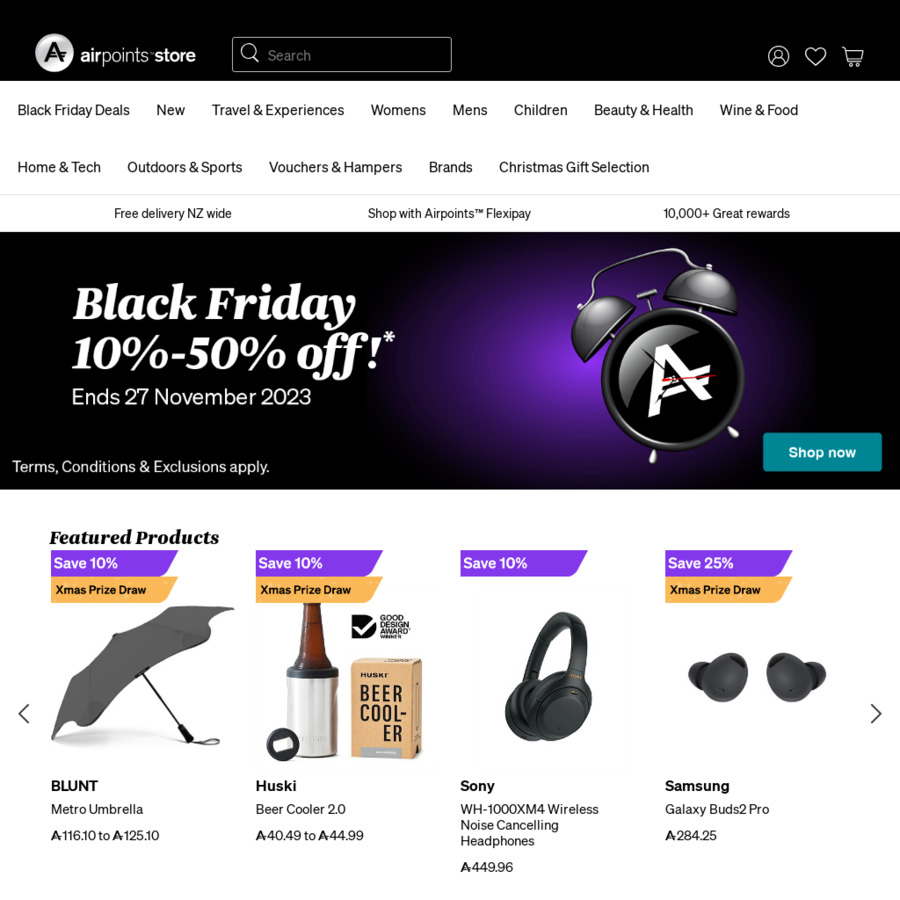 10-50% off Sitewide (Exclusions Apply) @ Airpoints Store - ChoiceCheapies