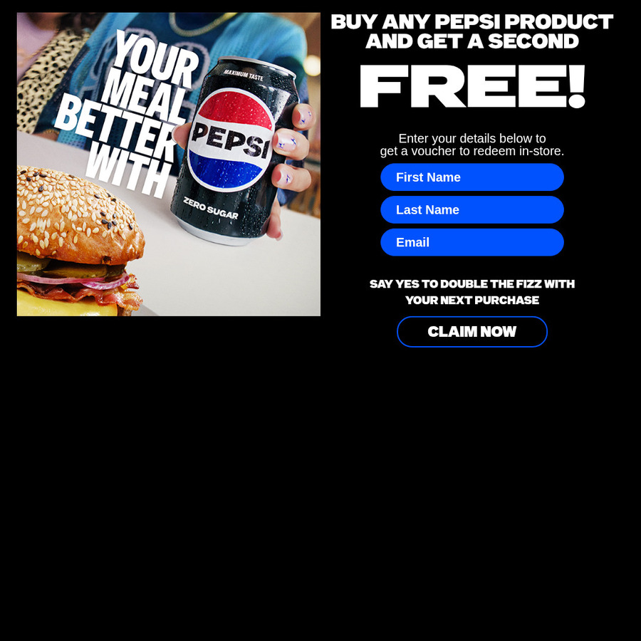Buy any Pepsi product and One Free (Registration Required, Redeem at ...