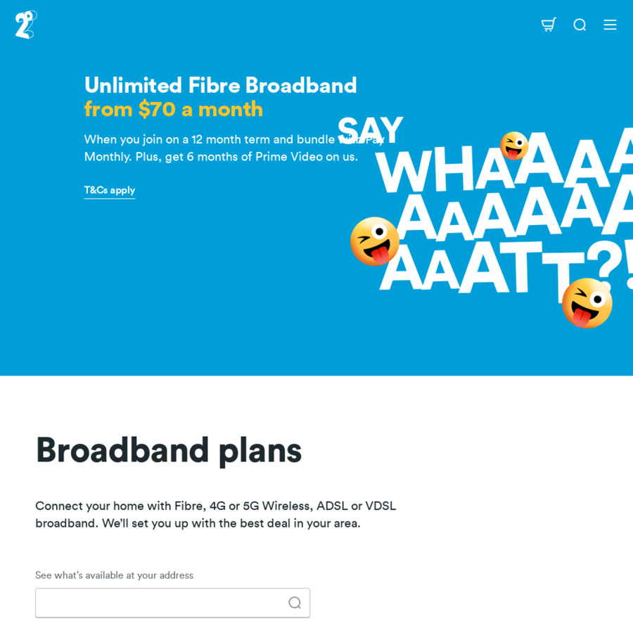 6 Months Free Prime Video + $17 off Broadband w/ 12 Month Contact ...