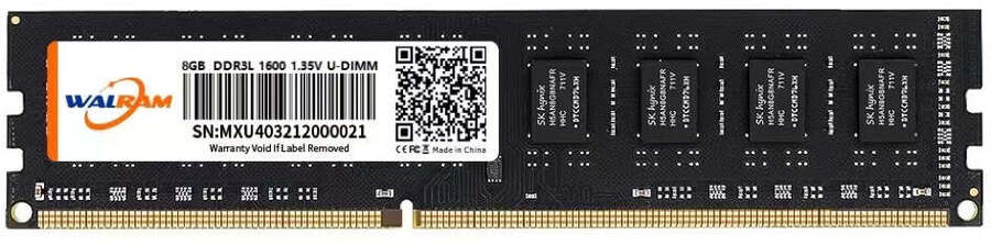 Walram DDR3L 8GB DIMM/SODIMM $13 + Shipping @ NotBadTech - ChoiceCheapies