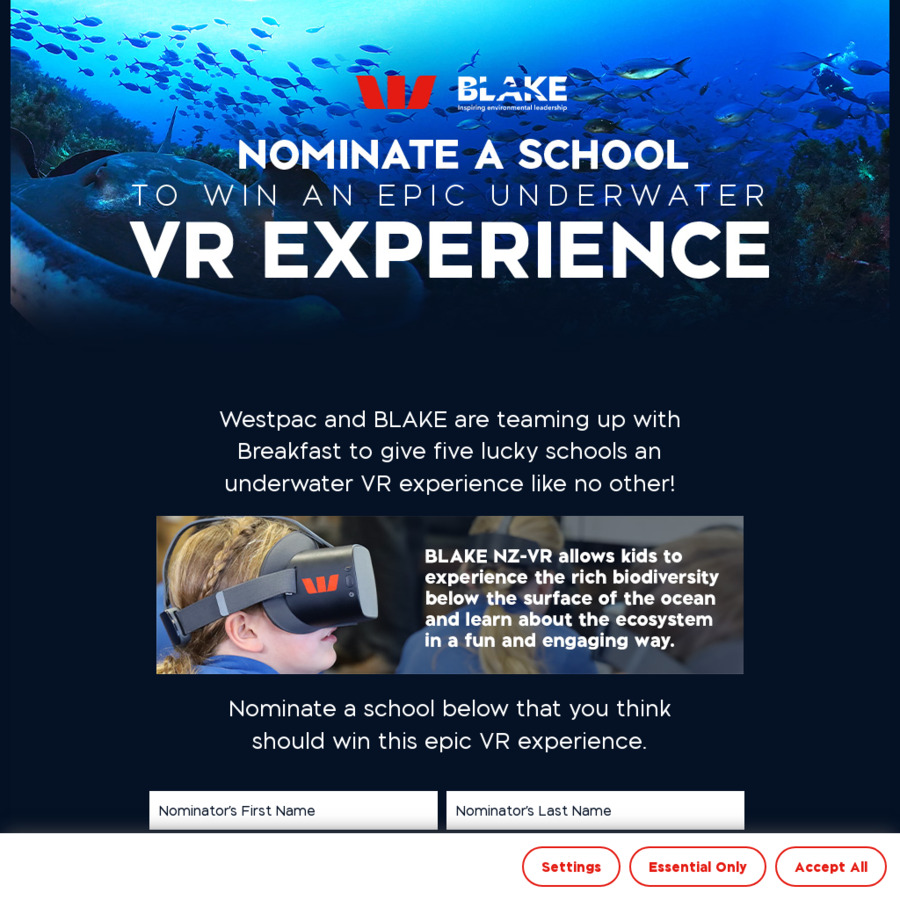 Nominate a School (YR 5-10) to give them the chance to Win 1 of 5 BLAKE ...
