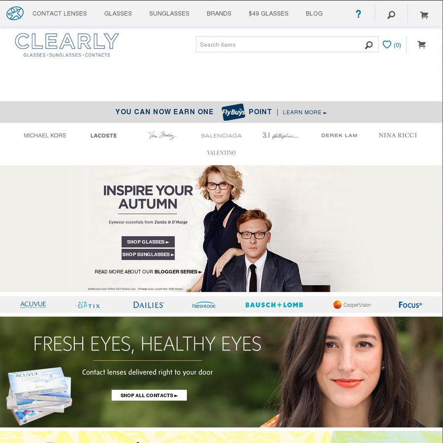 50% off Orders at Clearly Contacts (New Customers), $20 off for Glasses ...