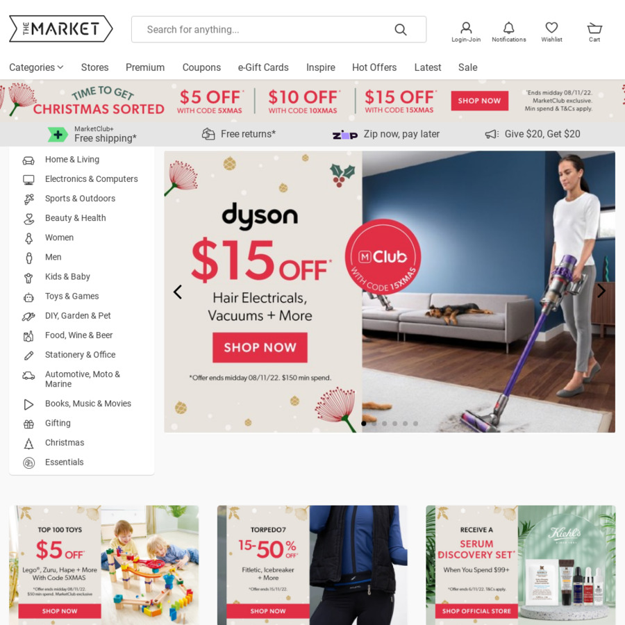 11% off Sitewide ($0.10 Minimum Spend, Exclusions Apply) @ The Market ...