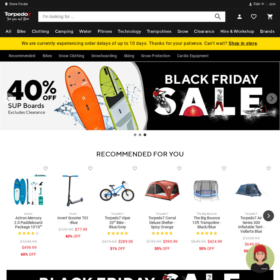 15% off Full-Priced Items @ Torpedo7 - ChoiceCheapies