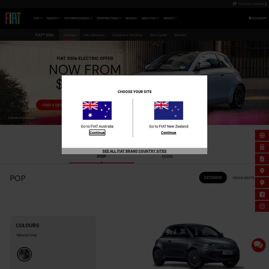 Fiat Pop 500e $34,990 + ORC (Was $59,990), Fiat Abarth 500e $39,990 ...