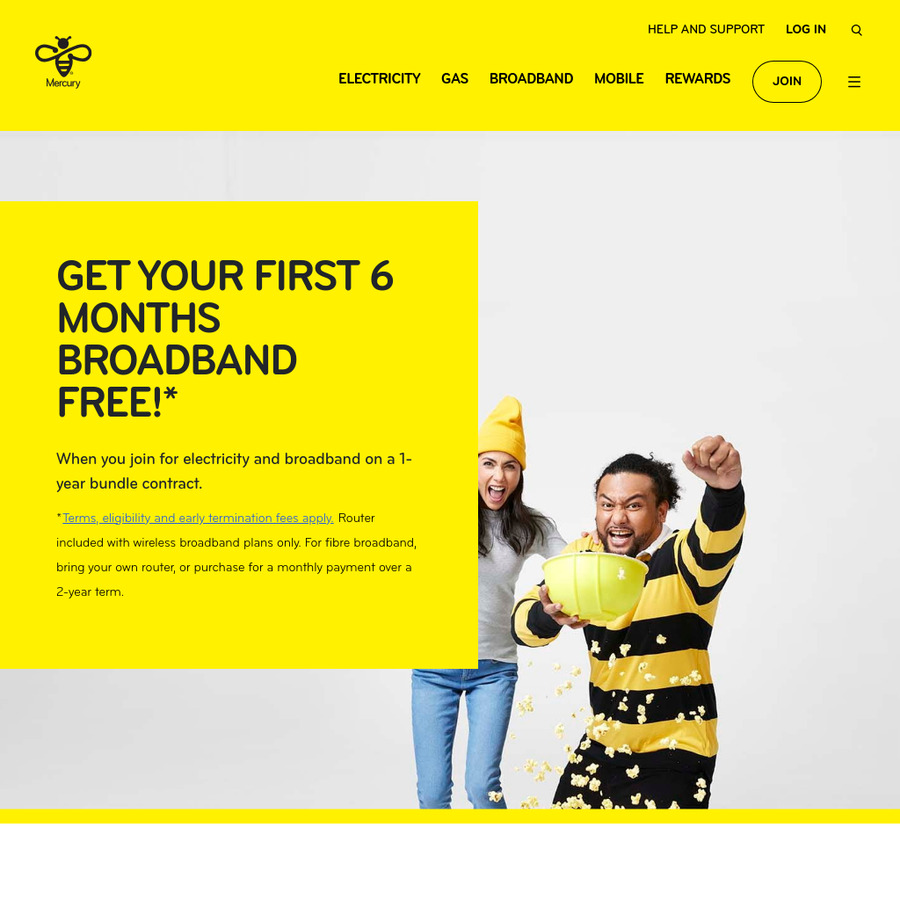 6 Months Free Broadband When You Join for Electricity & Broadband on ...
