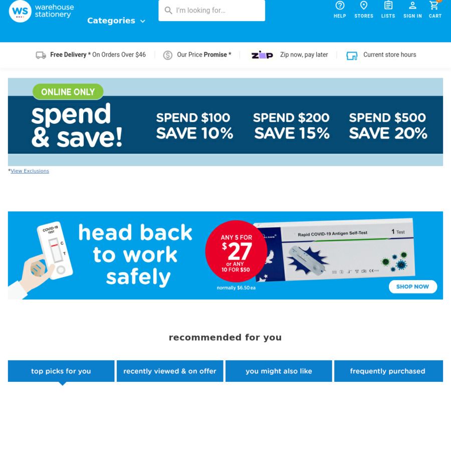 Spend $100 Save 10%; Spend $200 Save 15%; Spend $500 Save 20% (Online ...