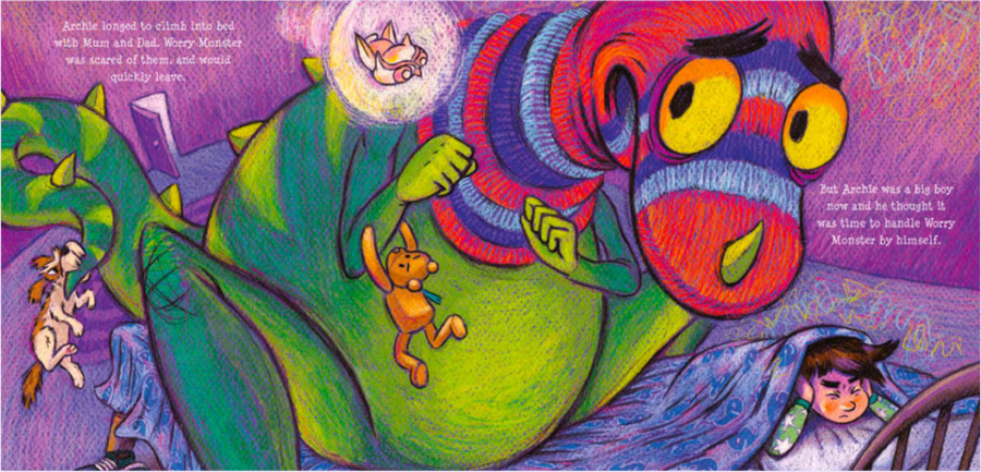 Win 1 of 3 copies of Go Away, Worry Monster (Brooke Graham & Robin ...