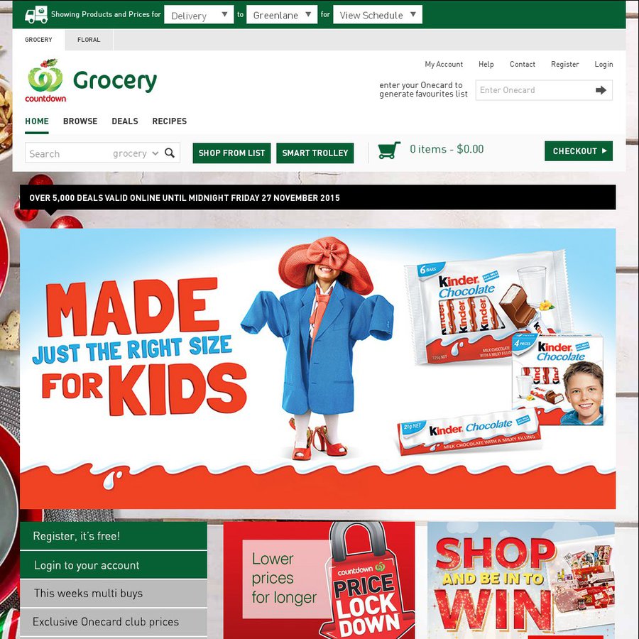 Countdown Queenstown Supermarket - First 3 Deliveries Free (Min. $100 ...